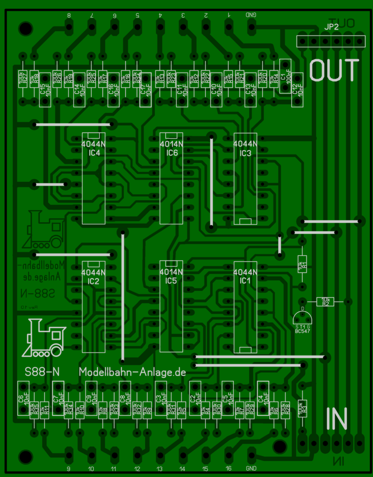 S88-N – Modellbahn Digitaldecoder